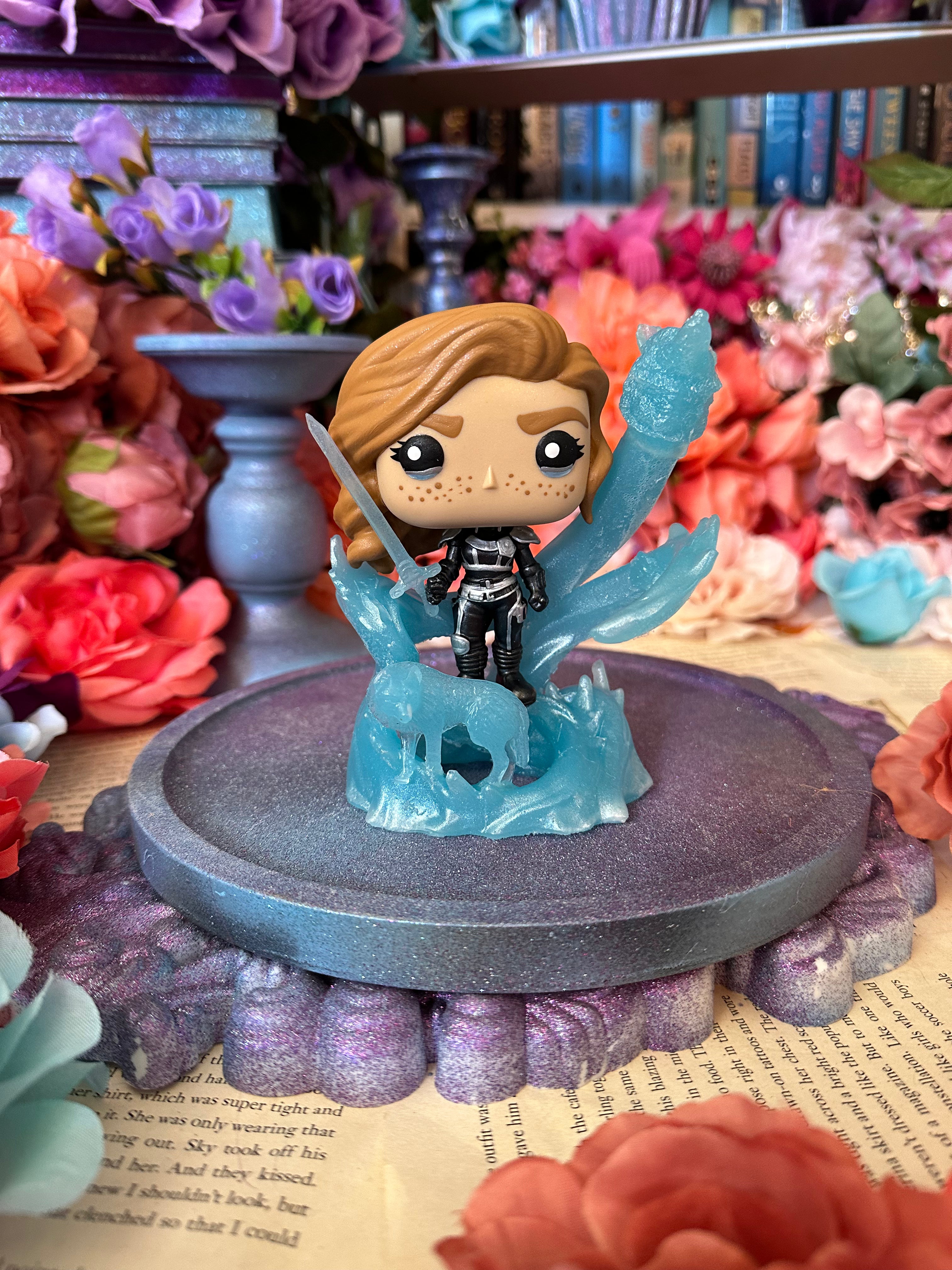*made w/ permission* acotar Feyre with water wolves preorder ...