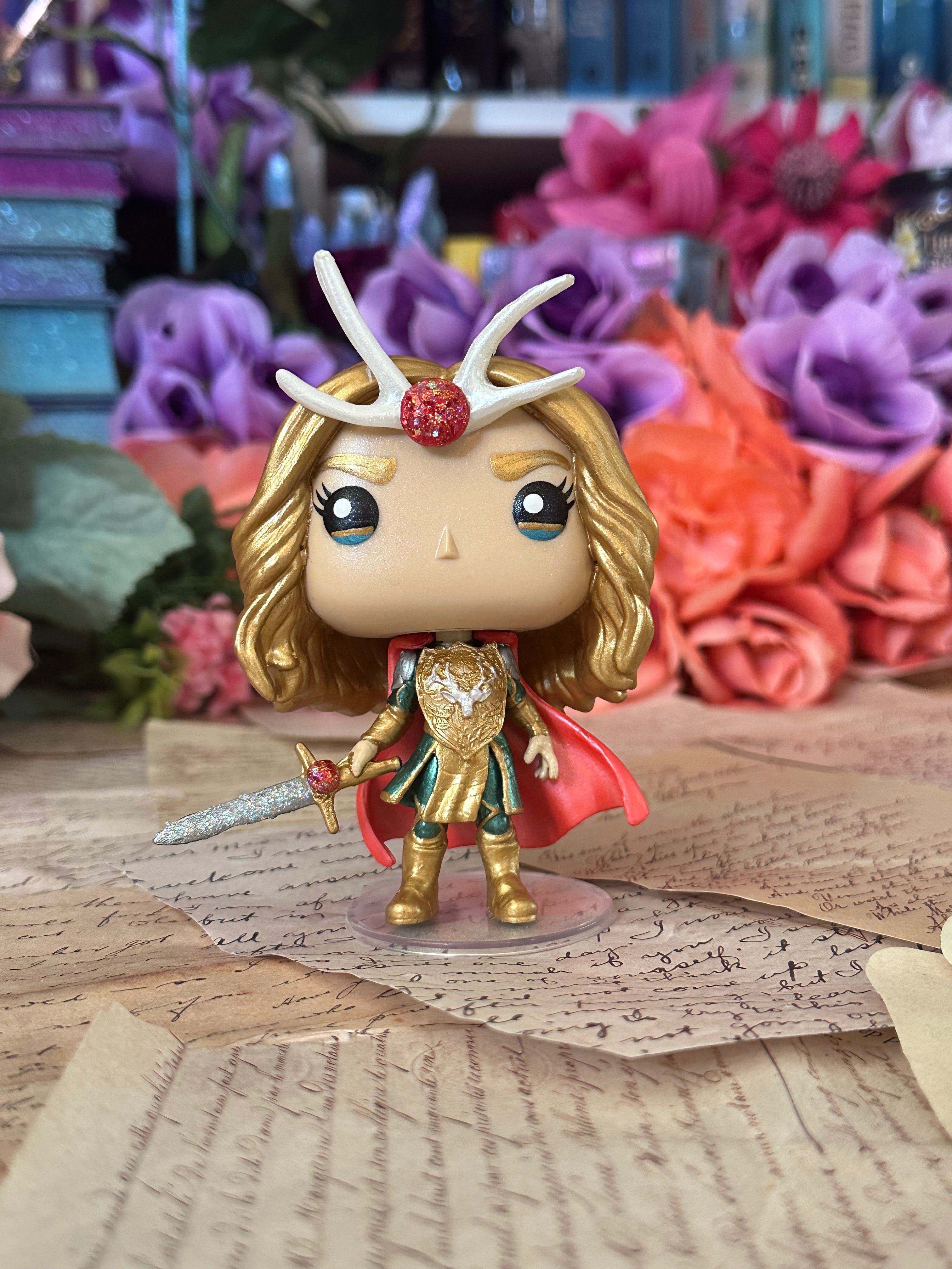 *made w/ permission* throne of glass aelin armor preorder – Pagesofthenight